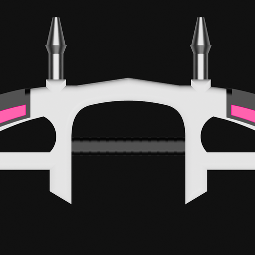 🌬️ Power Rangers Turbo - Pink Ranger Turbo Wind Fire (Bumper Bow)・ STL ...