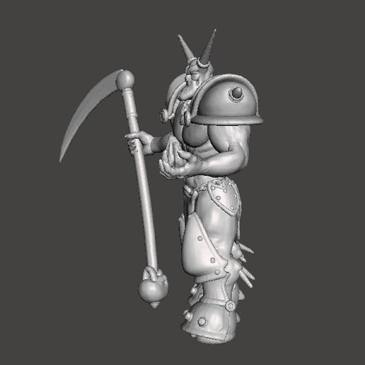 STL file DUNGEON KEEPER HORNY THE HORNED REAPER MINIATURE MODEL FOR ...