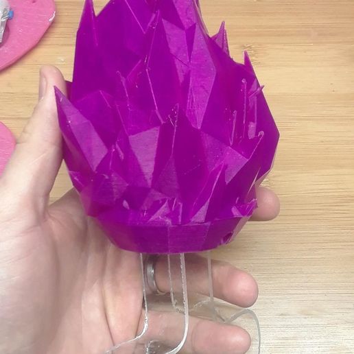 🔥 Low Poly Fire, Promare Burnish Lio Flame Cosplay, Light up LED ...