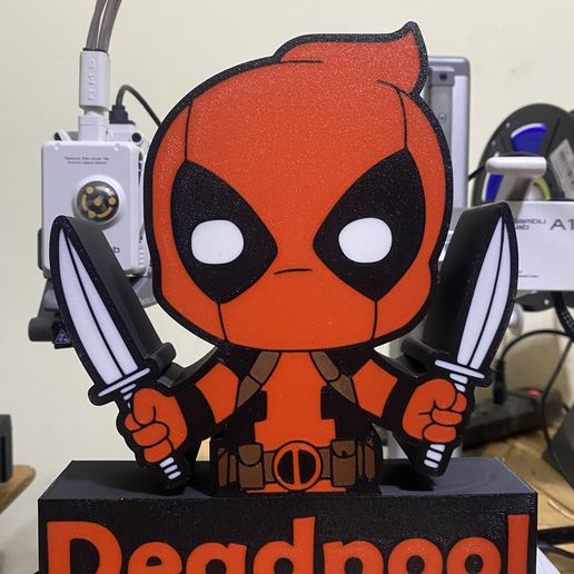 Archivo STL DEADPOOL LAMP 🔦 (3MF)・Modelo para descargar y imprimir en ...