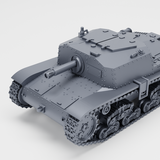 🇮🇹 Semovente da 75/18 SPG (Italy, WW2)・ 3D File for 3D printing・Cults