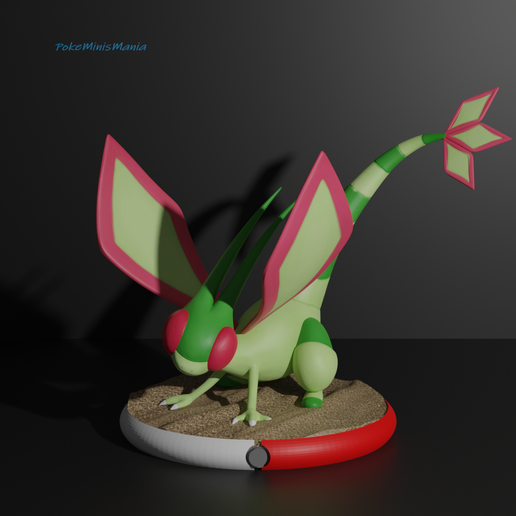 🪤 Trapinch, Vibrava and Flygon 3D print model・ STL File for ・Cults