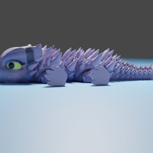 😈 Thorny Devil Lizard (Zoe) Articulated / Flexi・ STL File for ・Cults