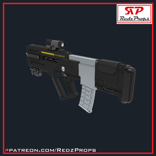 🖨️ AR-23 Liberator Cosplay Prop・ 3D File for 3D printing・Cults