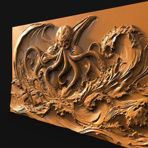 📁 Cthulhu CNC STL file・ STL File for 3D printing and CNC machining ...
