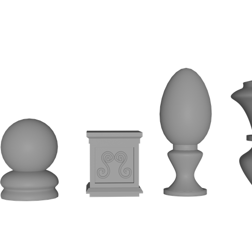 🏛️ Balustrade v10・ STL file for 3D printing・Cults
