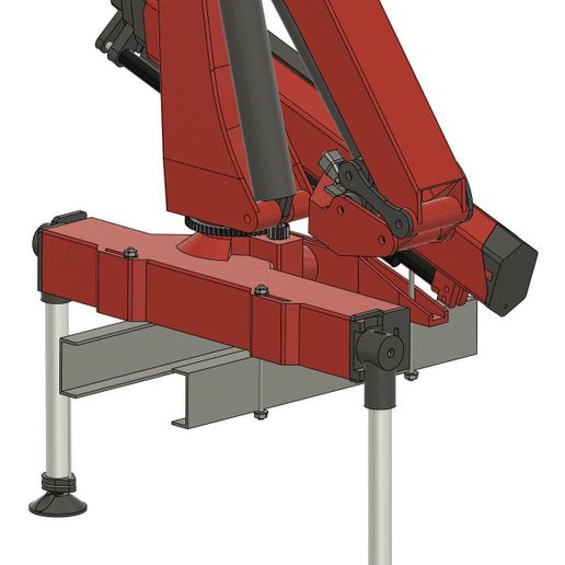 🏗️ Palfinger PK32000 RC loader crane in 1:14・ STL File for 3D printing ...