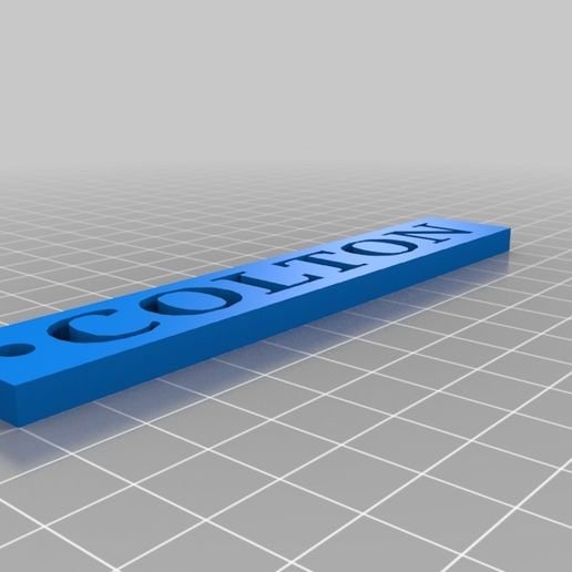 Free 3D file Colton keychain 🗝️ ・3D printable design to download・Cults