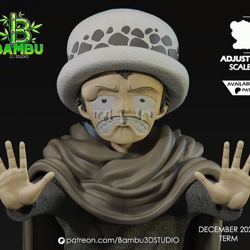 ⚖️ Corazon and Law - A Heartfelt Tribute to One Piece!・ 3D File for 3D ...