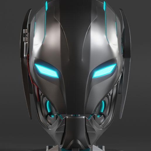 🪖 Ultron Sentry Motorized 3D Printable Helmet・ 3D File for 3D printing ...