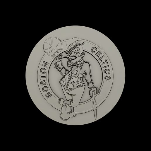 boston celtics logo coloring pages