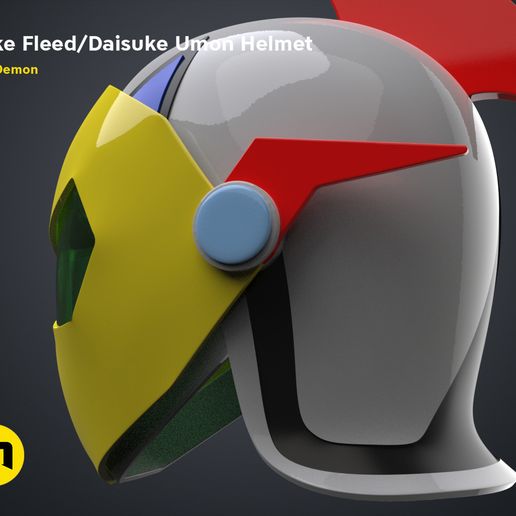 3D file Duke Fleed/Daisuke Umon Helmet 🪖 ・3D printer design to download ...