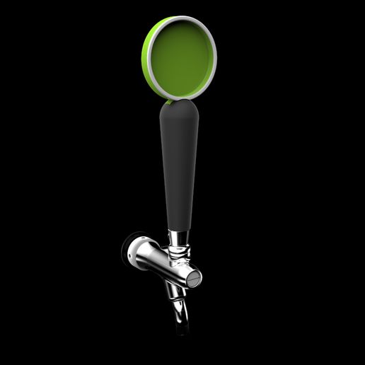 🍺 Beer tap handle Embedding base - Generic brand / graphic customizable ...