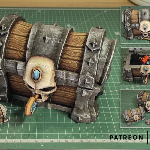 🎲 Legendary Chest - Remastered・Free STL File for ・Cults