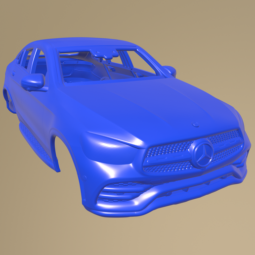 🚗 Mercedes Benz GLC class coupe AMG Line 2019 PRINTABLE CAR BODY・ STL ...