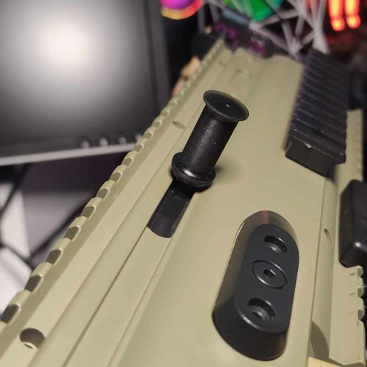 ⚽ Jinming SCAR V2 Charge Handle・Free STL File for 3D printing・Cults