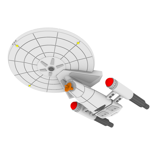 STL file Federation Baton Rouge Light Cruiser (2024 Redux) 🖖 ・3D ...