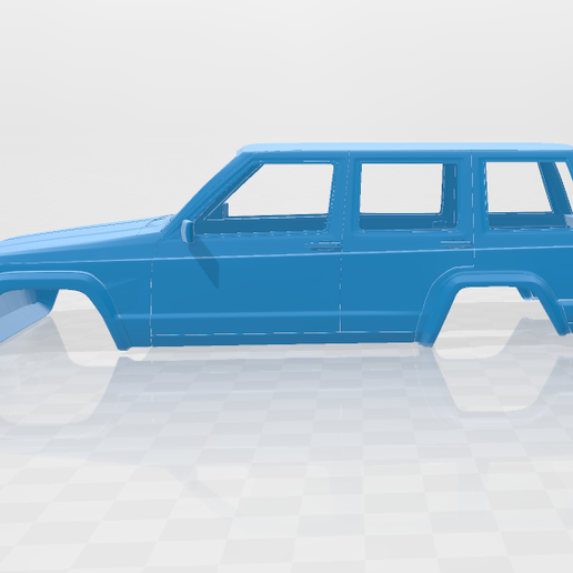 🚗 Jeep Cherokee XJ 2000 - Body Car STL Model・ 3D File for 3D printing・Cults