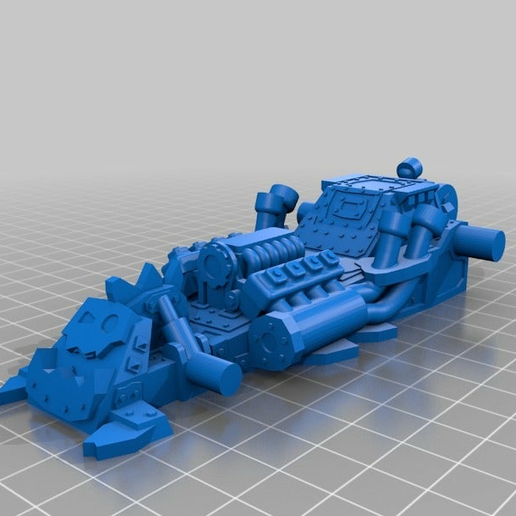 ⚔ Mek Speedsta (Warhammer 40K)・Free STL File for ・Cults
