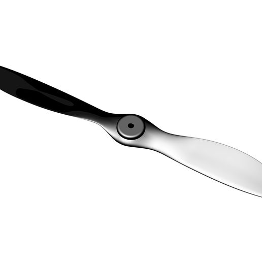 🛩️ H1 AA20 dextrogira front dextrogira airplane propeller・Free STL File ...