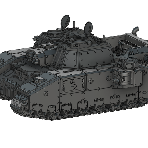 🪖 Shade Sabre Super Heavy Battle Tank・ STL File for 3D printing・Cults