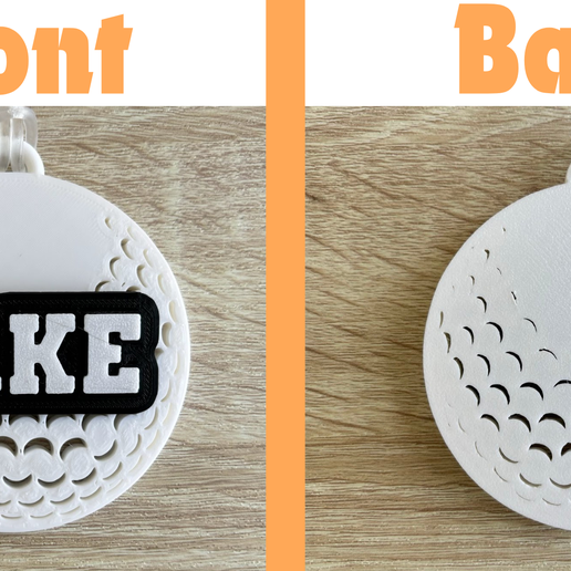 Golf Bag Tag, ⚠️(CUSTOMIZABLE WITH THE LINK IN THE DESCIRPTION)・Free ...