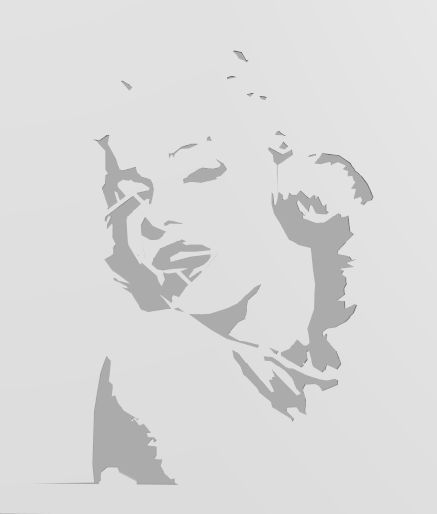 stencil marilyn