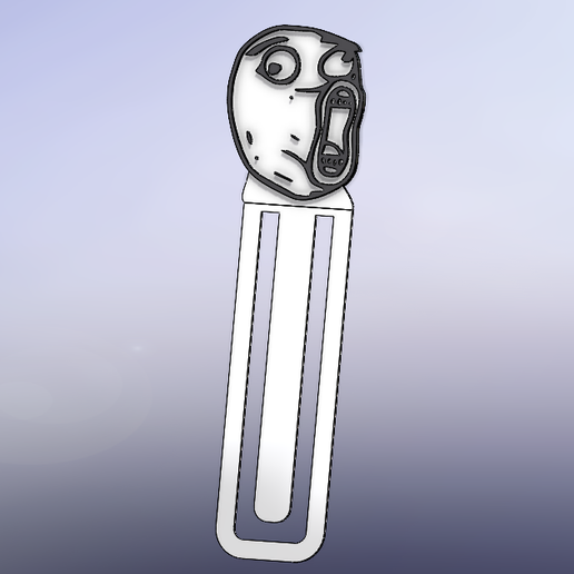 🔖 Lol meme bookmark・Free STL File for 3D printing・Cults