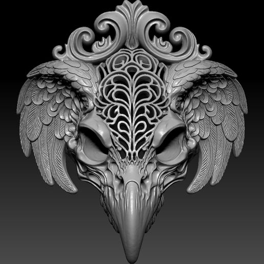 🐦 Baroque bird bones・ STL File for 3D printing・Cults