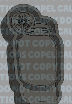 STL file Mason Jar with Lemon Slice Silicone Mold Housing 🫙 ・3D printer ...