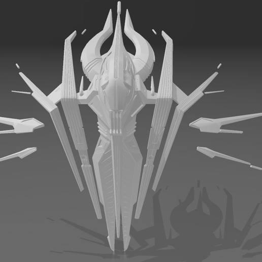 Free STL file STO - Iconian - Iaidon-class Dreadnoughts 🖖 ・Object to ...