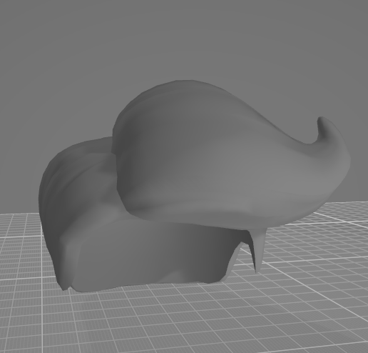 💇 Lego Flicker Hair・ OBJ File for 3D printing・Cults