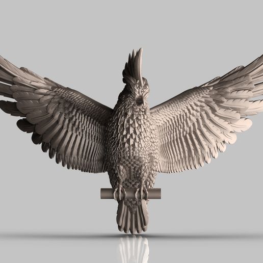 STL file parrot 🦜 ・3D printing template to download・Cults