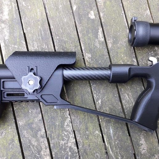 👽 Artemis PP700 Fixed Stock With Adjustable Cheek Rest・ STL File for 3D ...