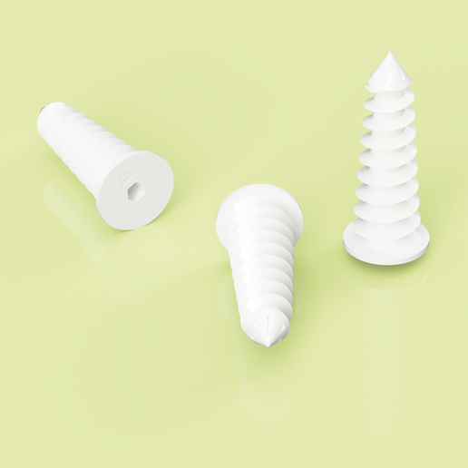 🌳 ETICS plugs for mineral wool or polystyrene facade insulation・ STL ...