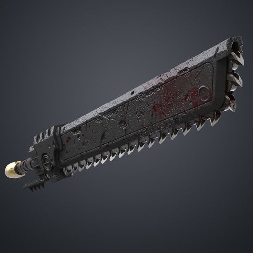🛰 Chainsword - Space Marine Cosplay Prop・ 3D File for 3D printing・Cults
