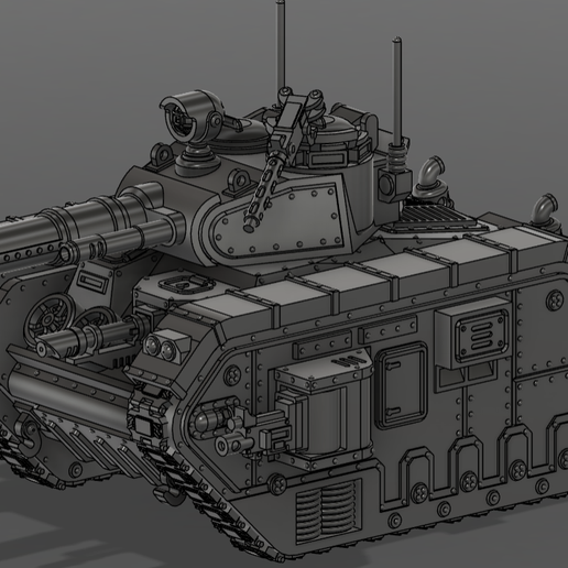 🪖 Blizzard-Class Medium Battle Tank・ 3D File for 3D printing・Cults