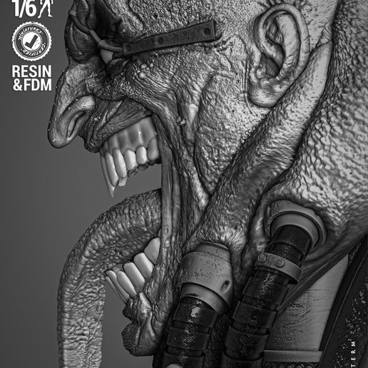 3D file WICKED MARVEL MOJO PORTRAIT BUST: TESTED AND READY FOR 3D ...