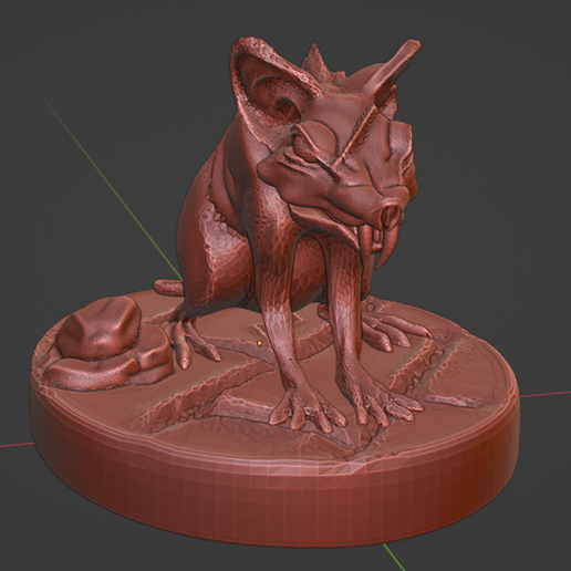 🐀 Giant Rat・Free STL File for 3D printing・Cults