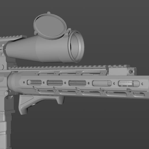 OBJ file American Remington R11 RSASS sniper rifle digital model 🔫 ・3D ...