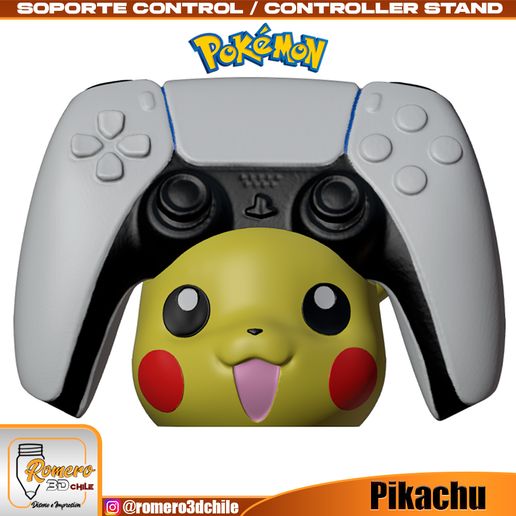 🐉 Pikachu / Pokemon Control Support・ STL File for 3D printing・Cults