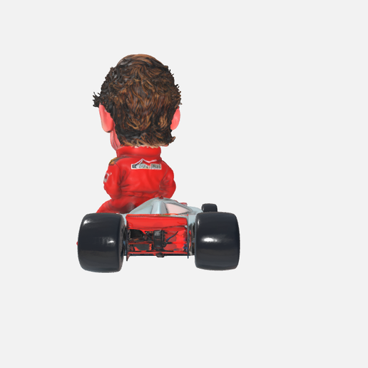 👤 Ayrton Senna - Cartoon Figure・ OBJ File for 3D printing・Cults