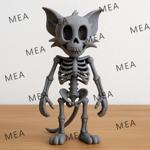 💀 Skeleton Tom - Tom and Jerry・ STL File for 3D printing・Cults