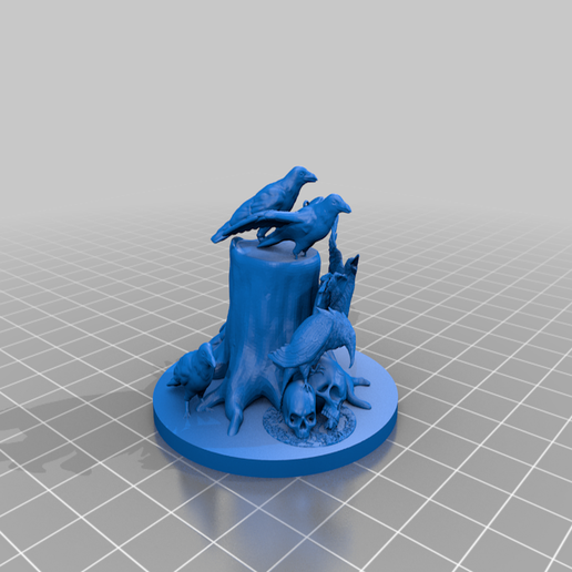 🐦 Swarm (Murder) of Crows・Free 3D File for ・Cults