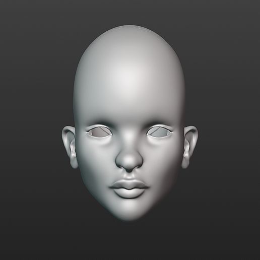 🗿 BJD Head - doll Kelsy・Free STL File for 3D printing・Cults