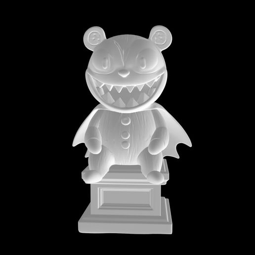 👻 Haunted Mansion Holiday Scary Teddy Bust・ STL File for 3D printing・Cults