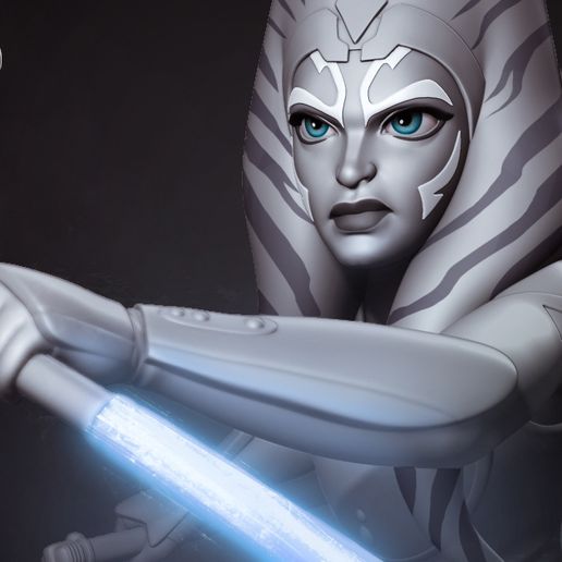 ⭐ Ahsoka Tano - Star Wars・ 3D File for 3D printing・Cults