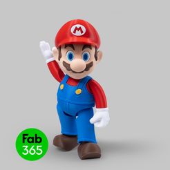 3D printed Super Mario - Foldable and articulated • made with Prusa is ...