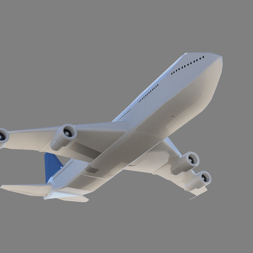🛩️ boeing 747・ STL File for ・Cults
