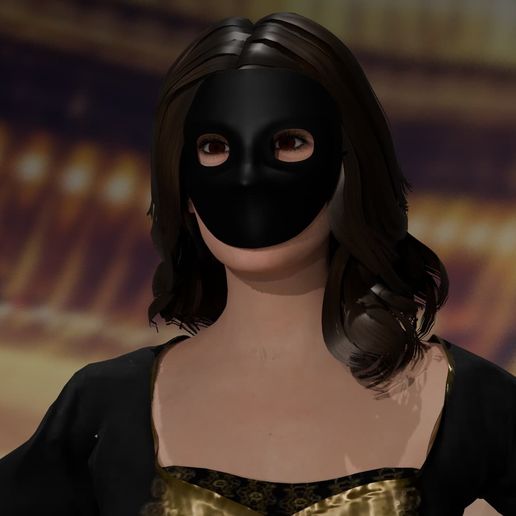 🎭 Moretta/Servetta Muta - Venetian Masquerade Mask - Perihelion Prints ...